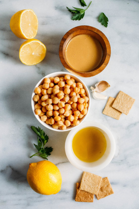 Lemon Garlic Hummus - Making Thyme for Health