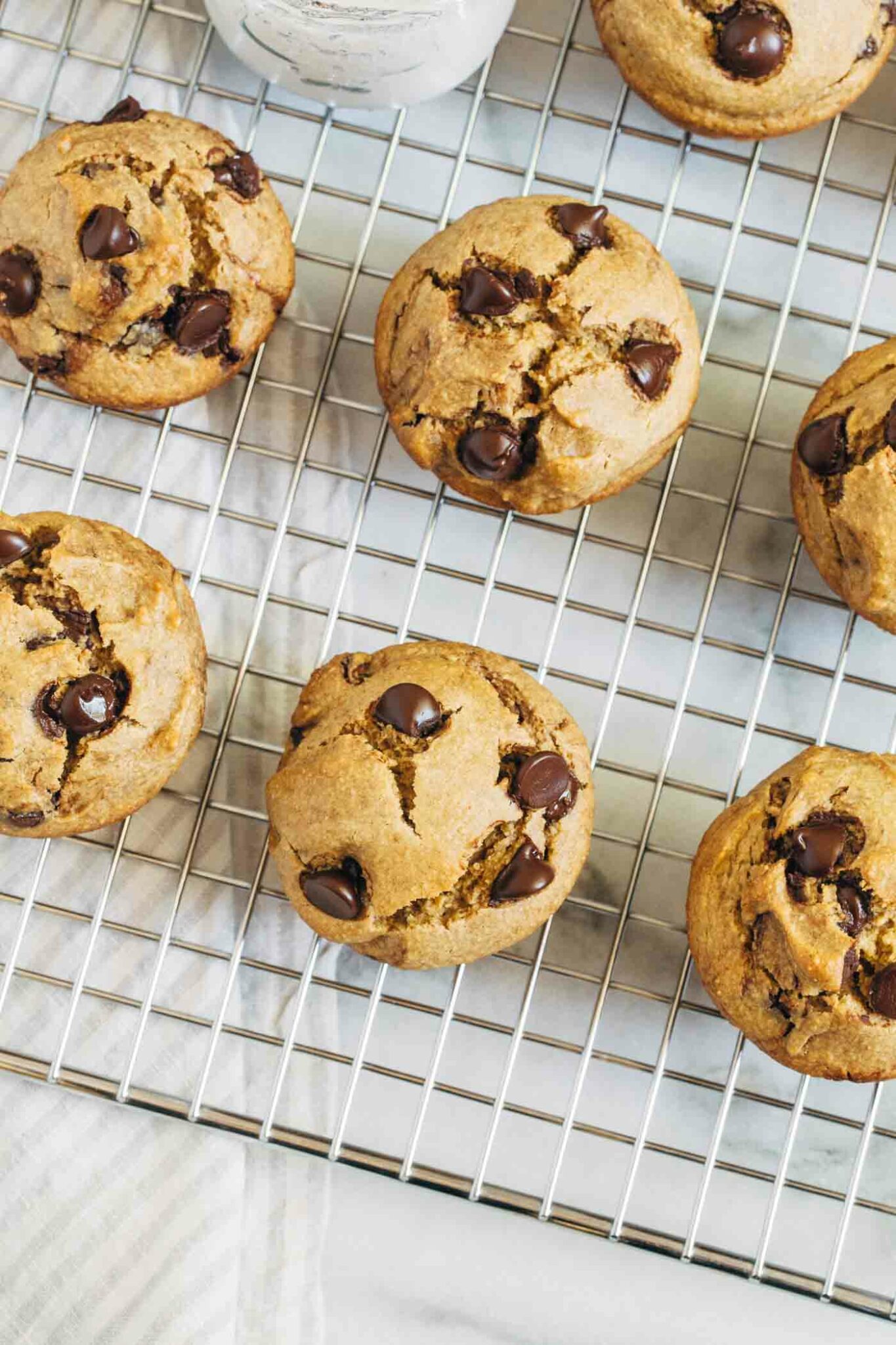Flourless Peanut Butter Banana Muffins - Making Thyme for Health