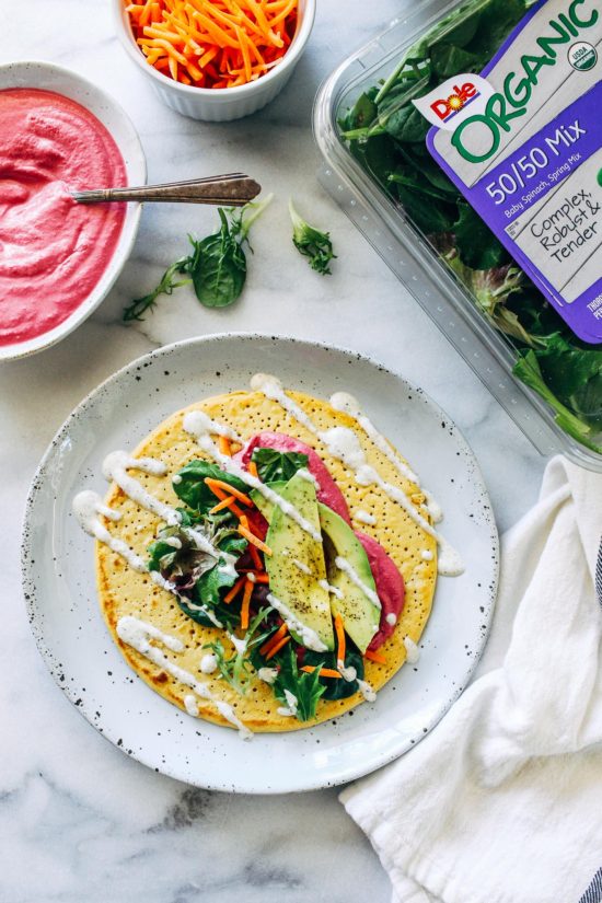 Chickpea Flour Crepes - Making Thyme for Health