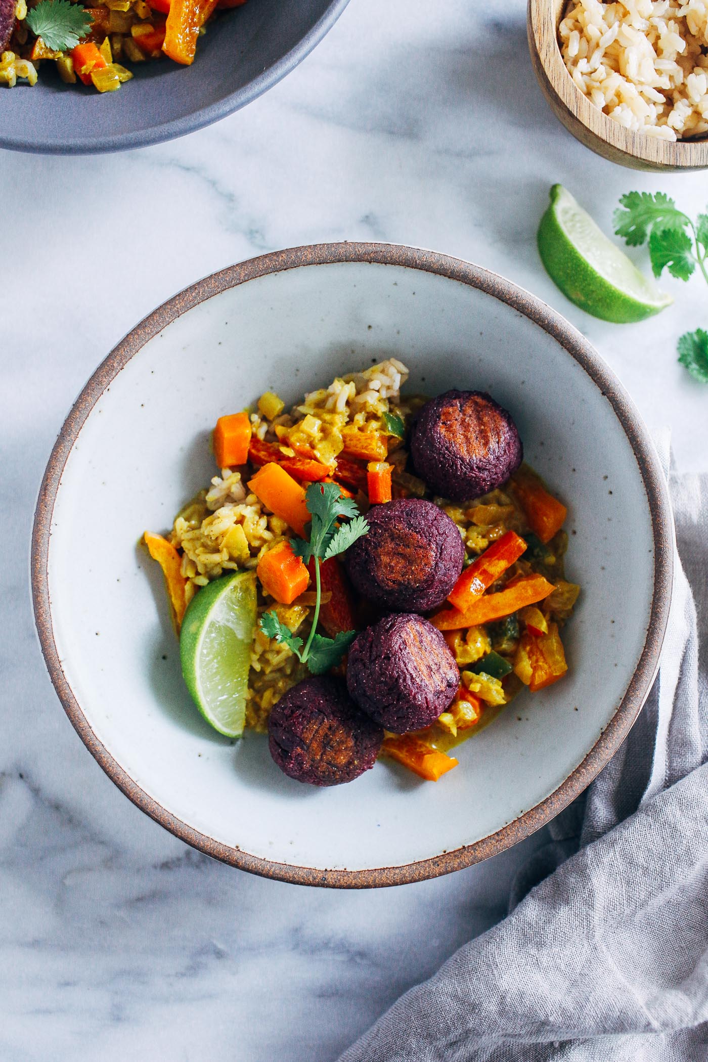 Sweet Potato Kofta with Turmeric Curry - Making Thyme for Health
