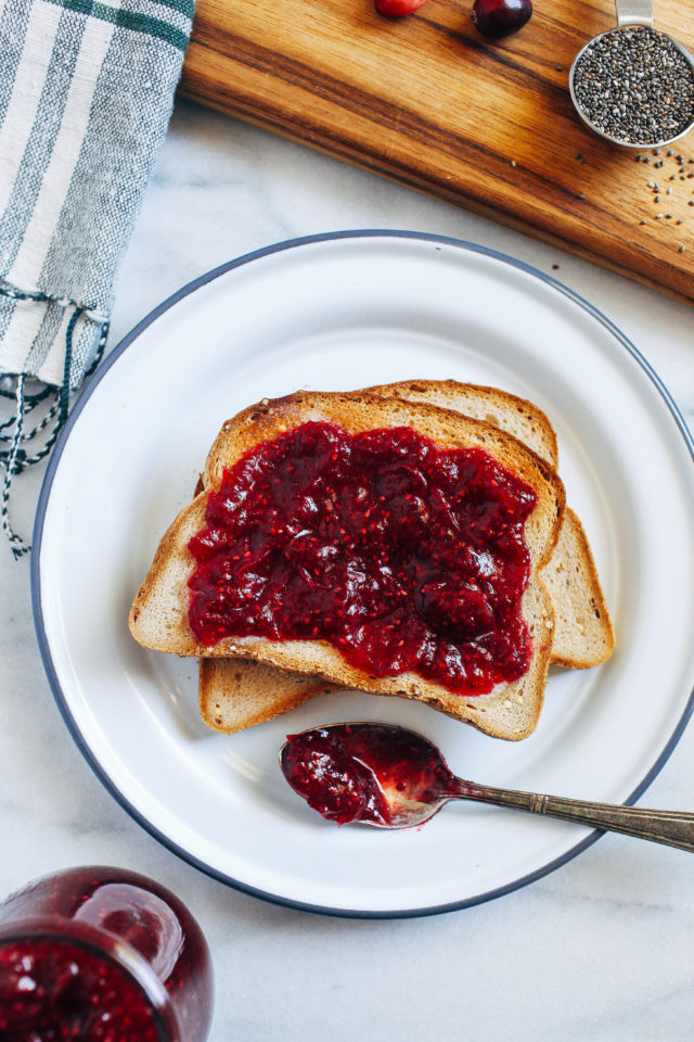 Cranberry Chia Jam - Making Thyme for Health