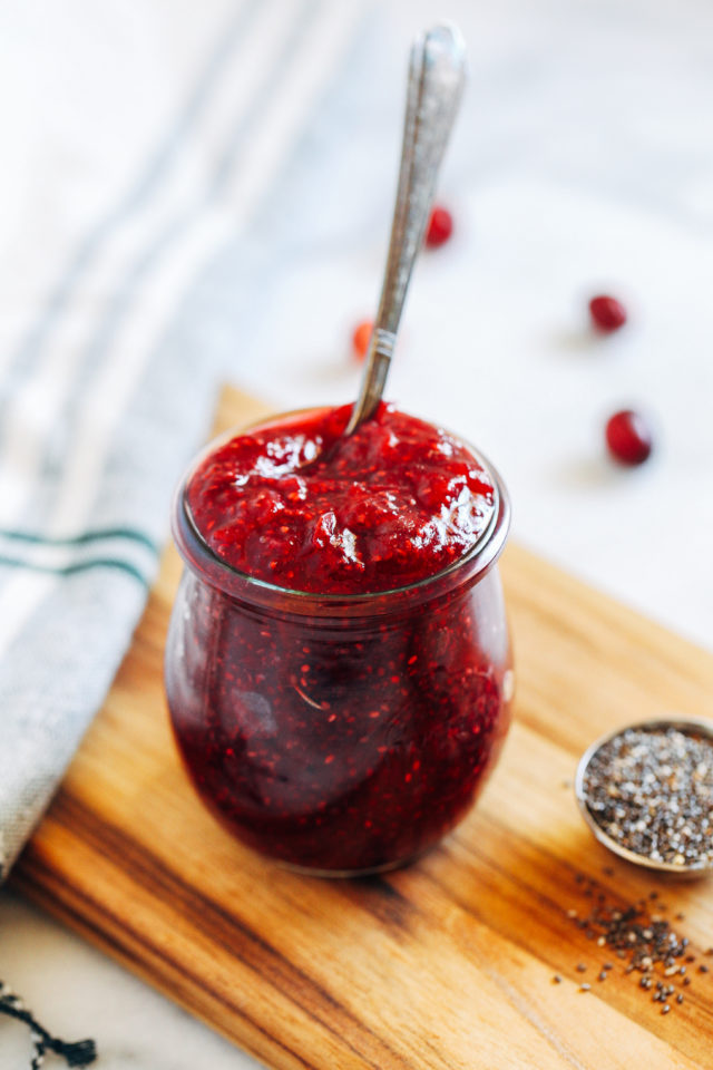 Cranberry Chia Jam - Making Thyme for Health
