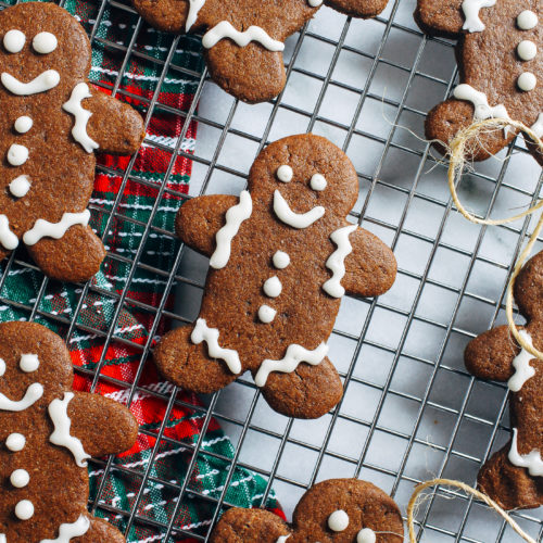 Vegan Gluten-free Gingerbread Men - Making Thyme for Health