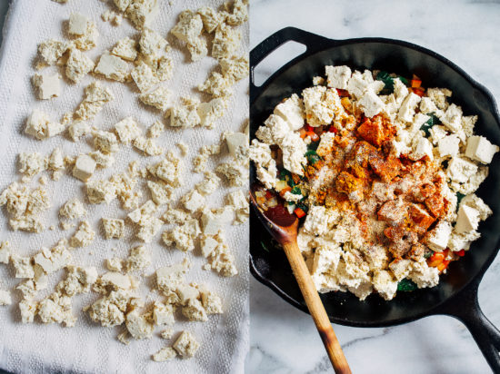 One-Pot Tofu Potato Skillet - Making Thyme for Health
