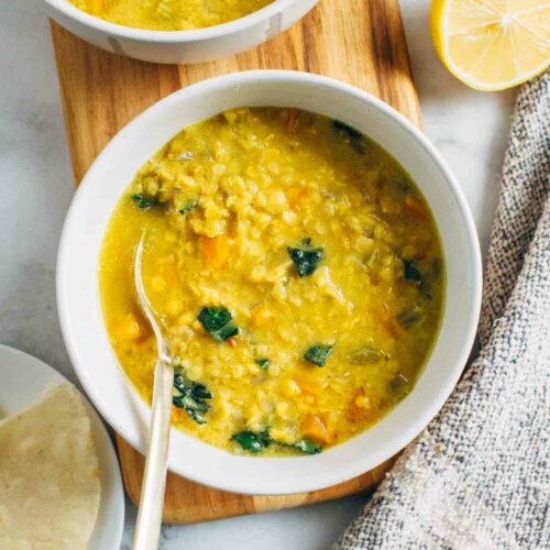 One-Pot Golden Lentil Soup - Making Thyme for Health