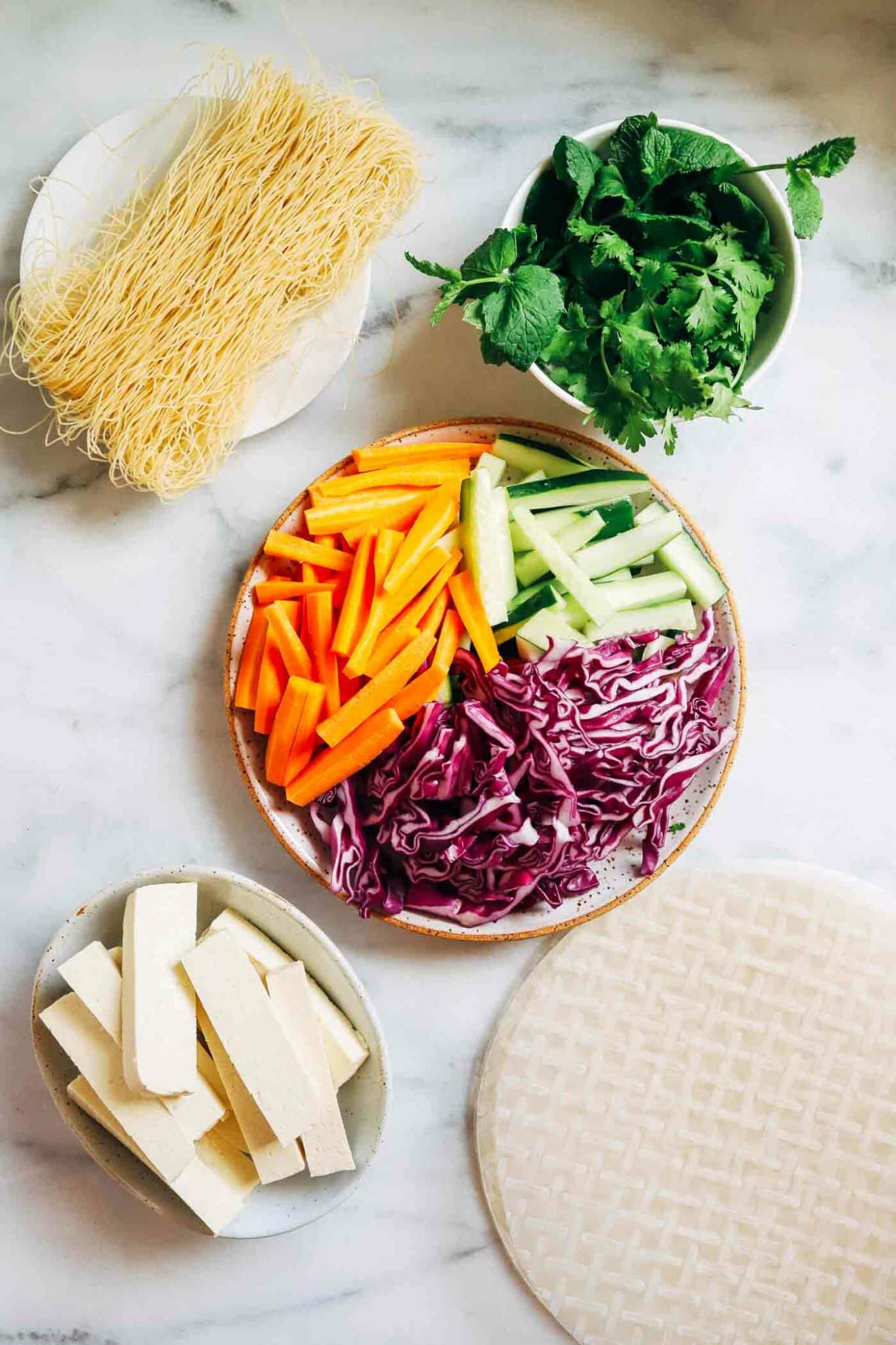 Vietnamese-Inspired Tofu Spring Rolls (Vegan) - Making Thyme for Health