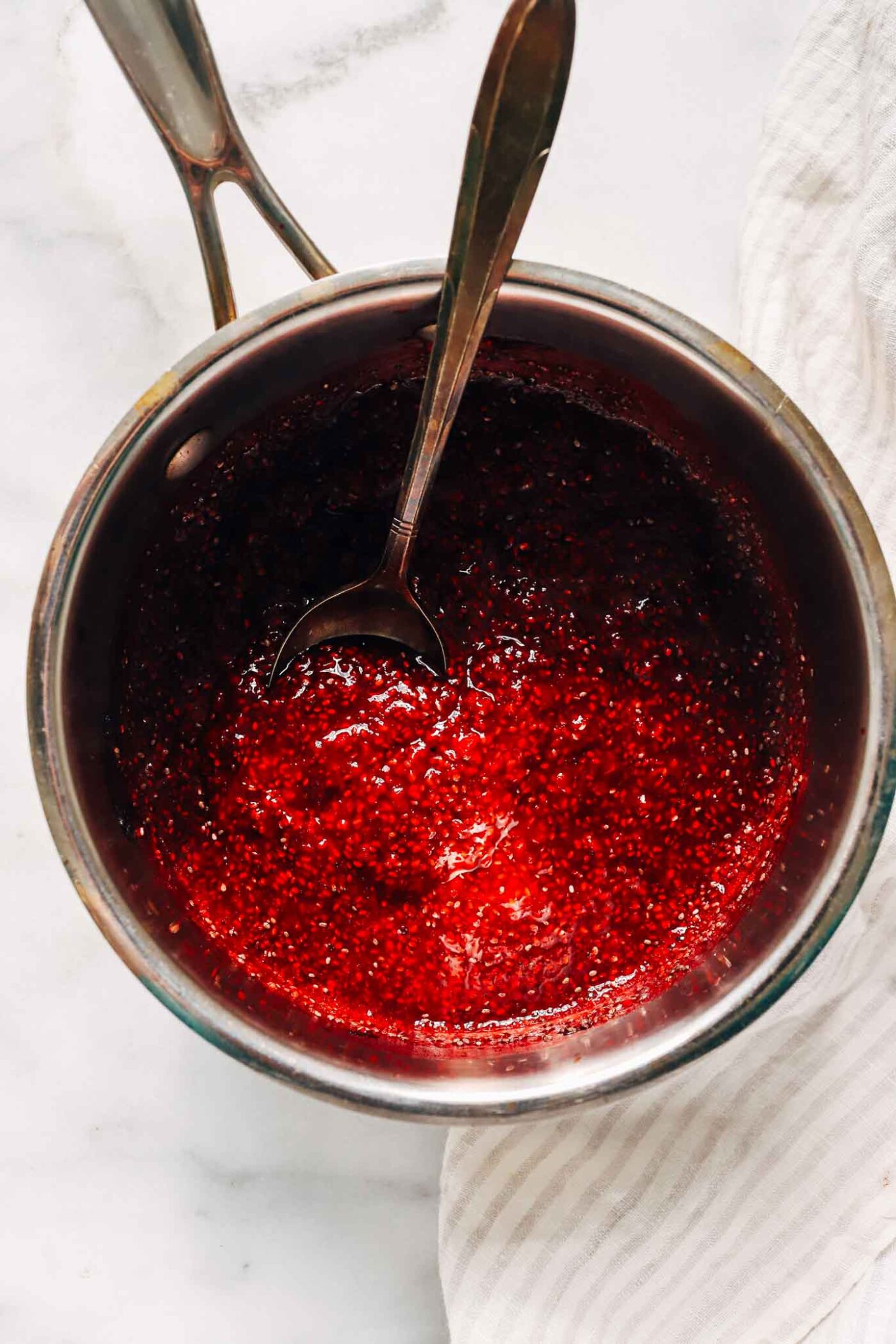 Raspberry Chia Jam - Making Thyme for Health