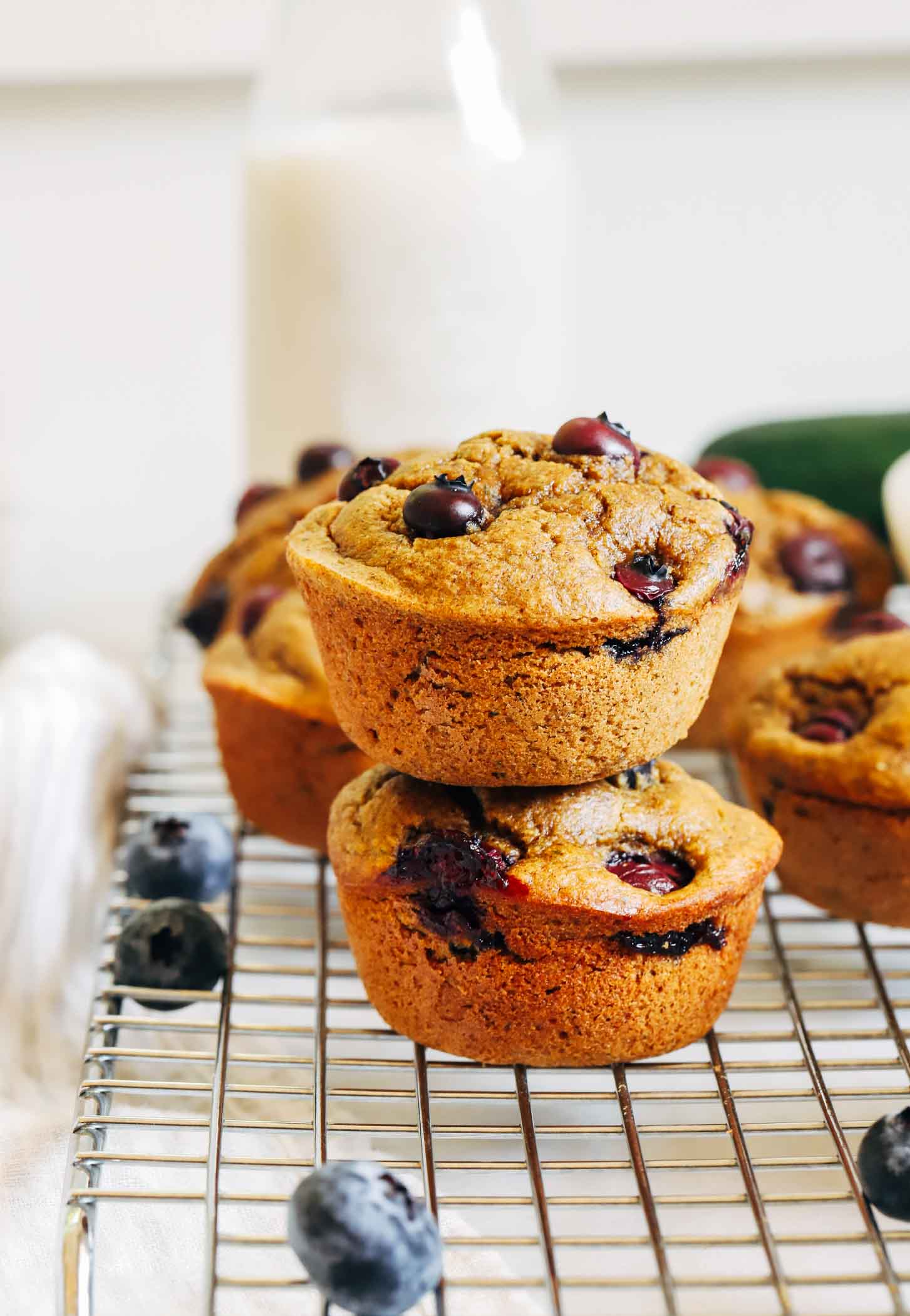 Blueberry Zucchini Muffins (gluten-free, dairy-free) - Making Thyme for ...