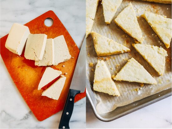 Lemon Shallot Tofu - Making Thyme for Health